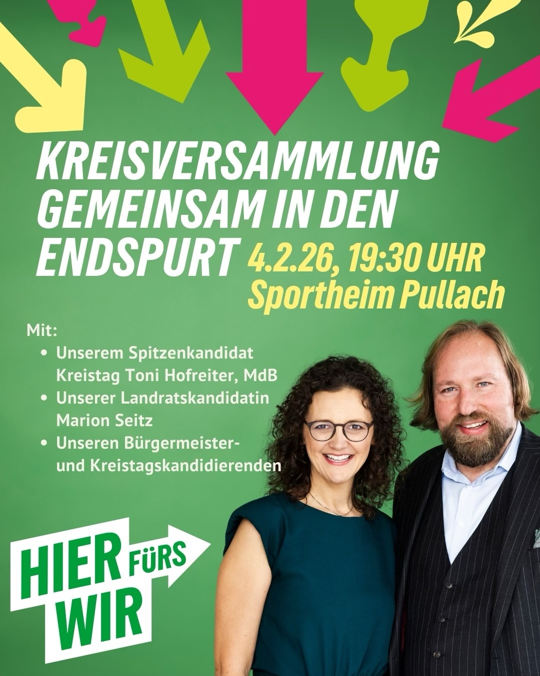 Öffentlichen Kreisversammlung des GRÜNEN Kreisverband München-Land ...